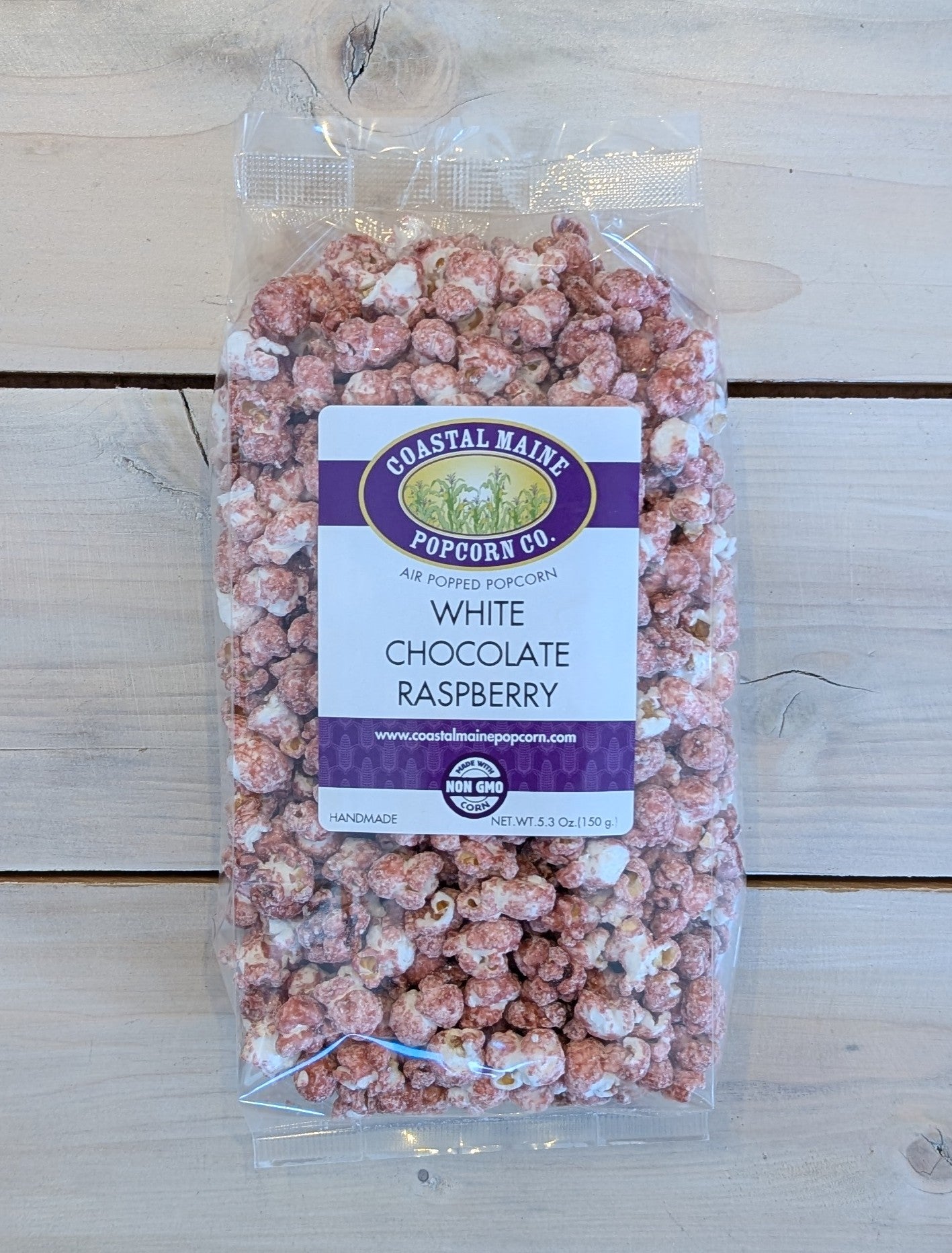 White Chocolate Raspberry Popcorn – Coastal Maine Popcorn